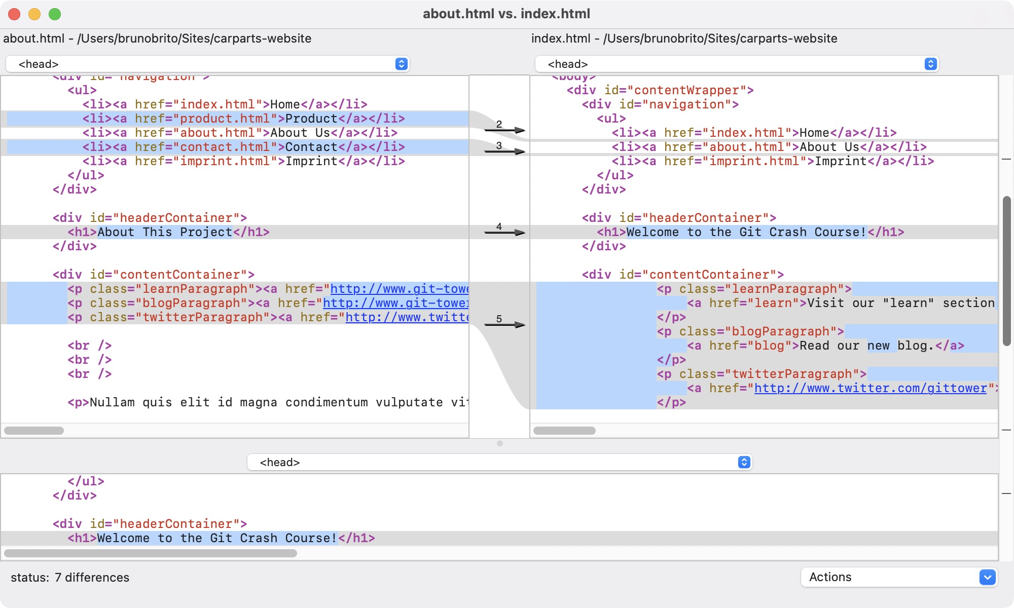 Diff Tools on macOS | Tower Blog