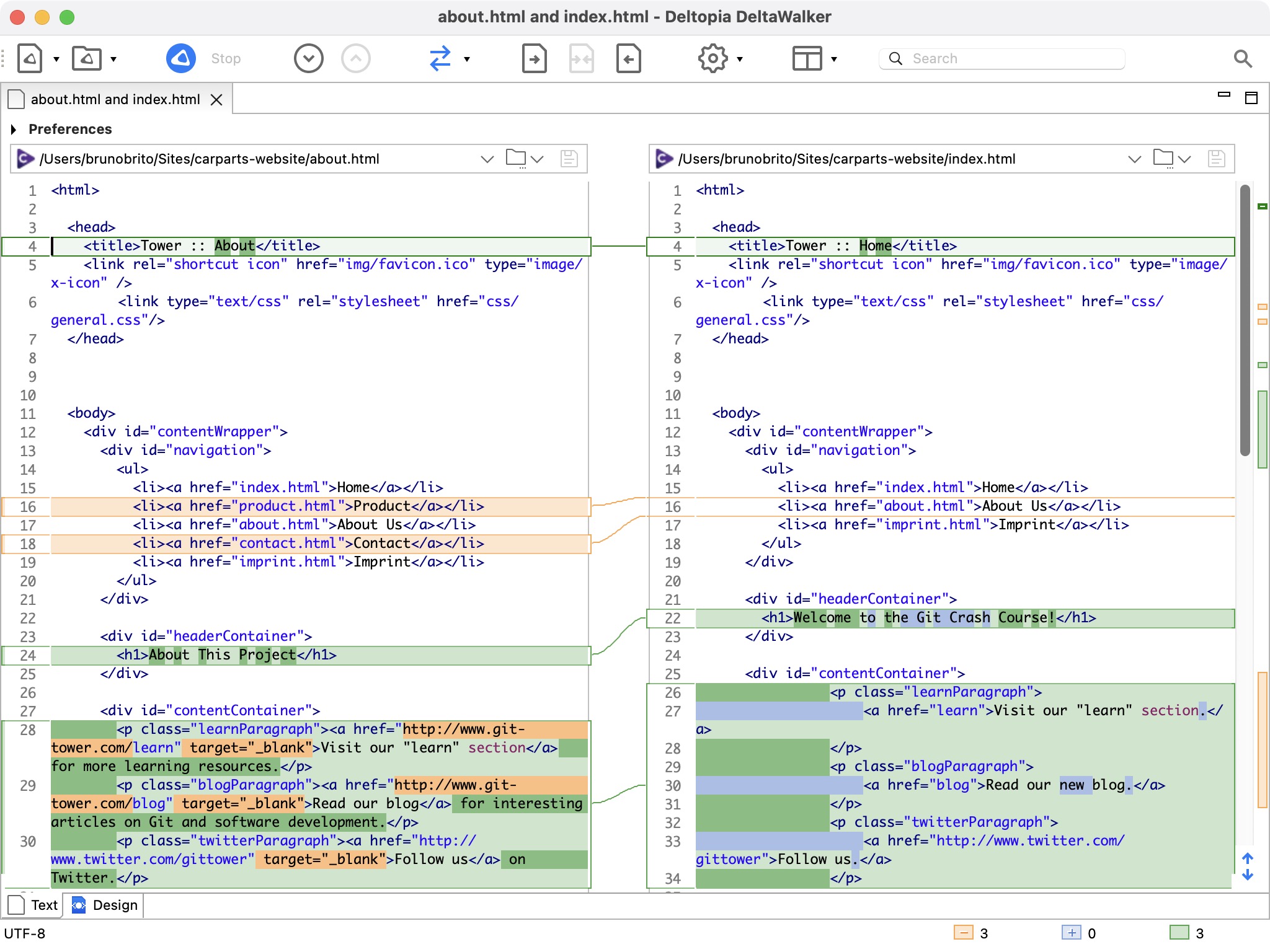 Diff Tools on macOS | Tower Blog