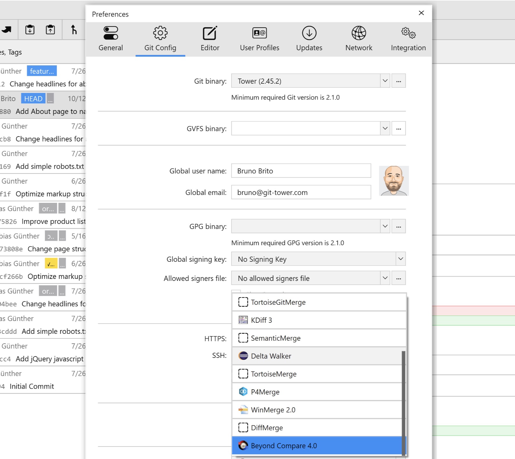 Diff Tools on Windows | Tower Blog