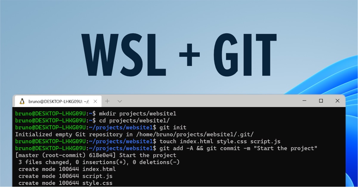 Setting Up Git on Windows Subsystem for Linux | Tower Blog