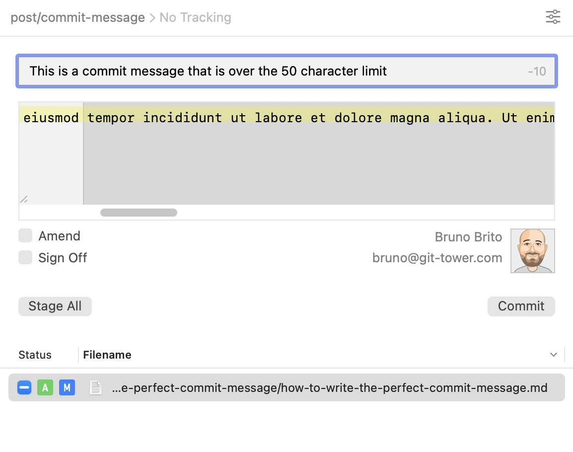 How to Write the Perfect Commit Message | Tower Blog
