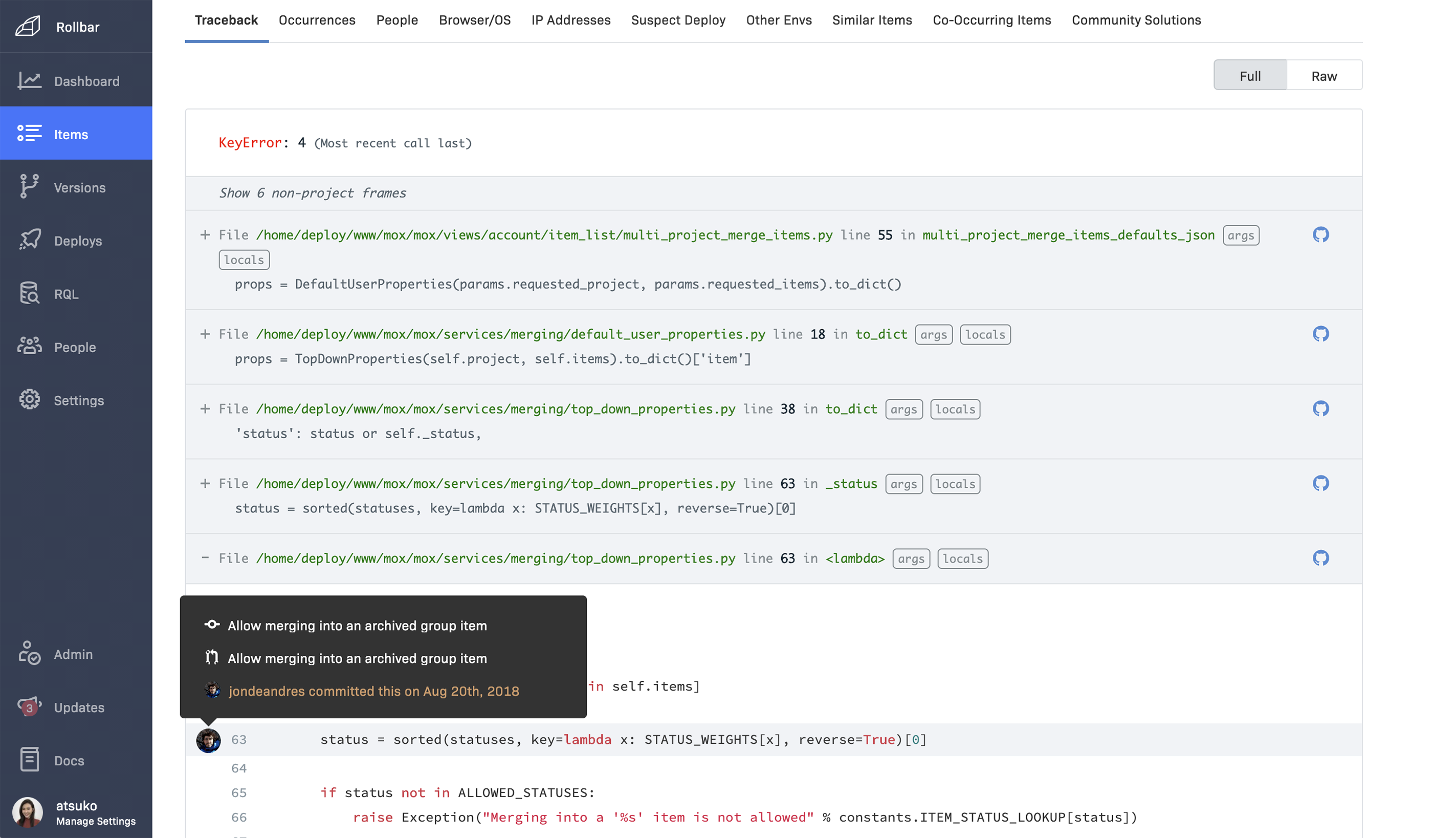 How to Make Debugging Easier with Rollbar | Tower Blog