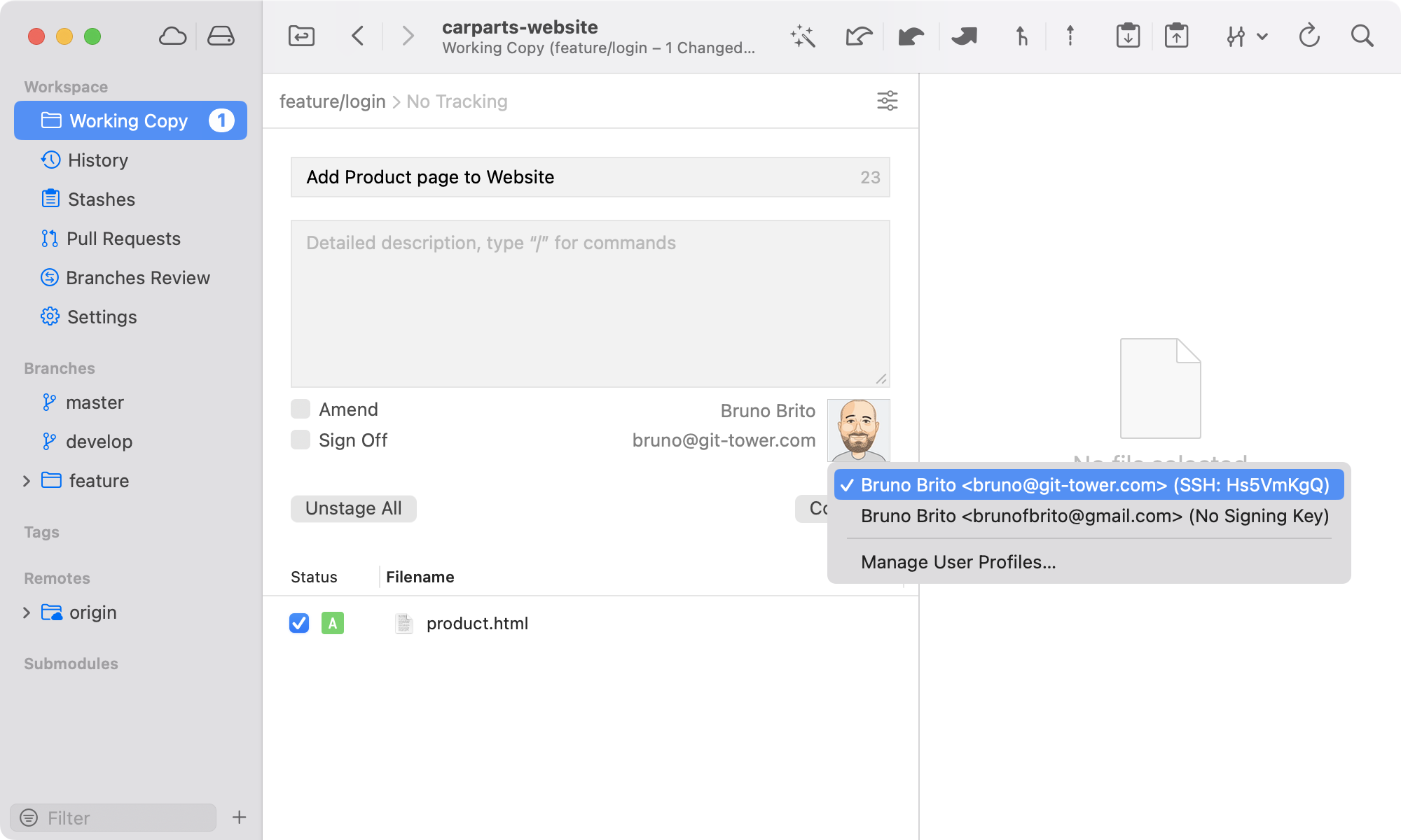 Tower 9.4 for Mac — SSH Signing | Tower Blog