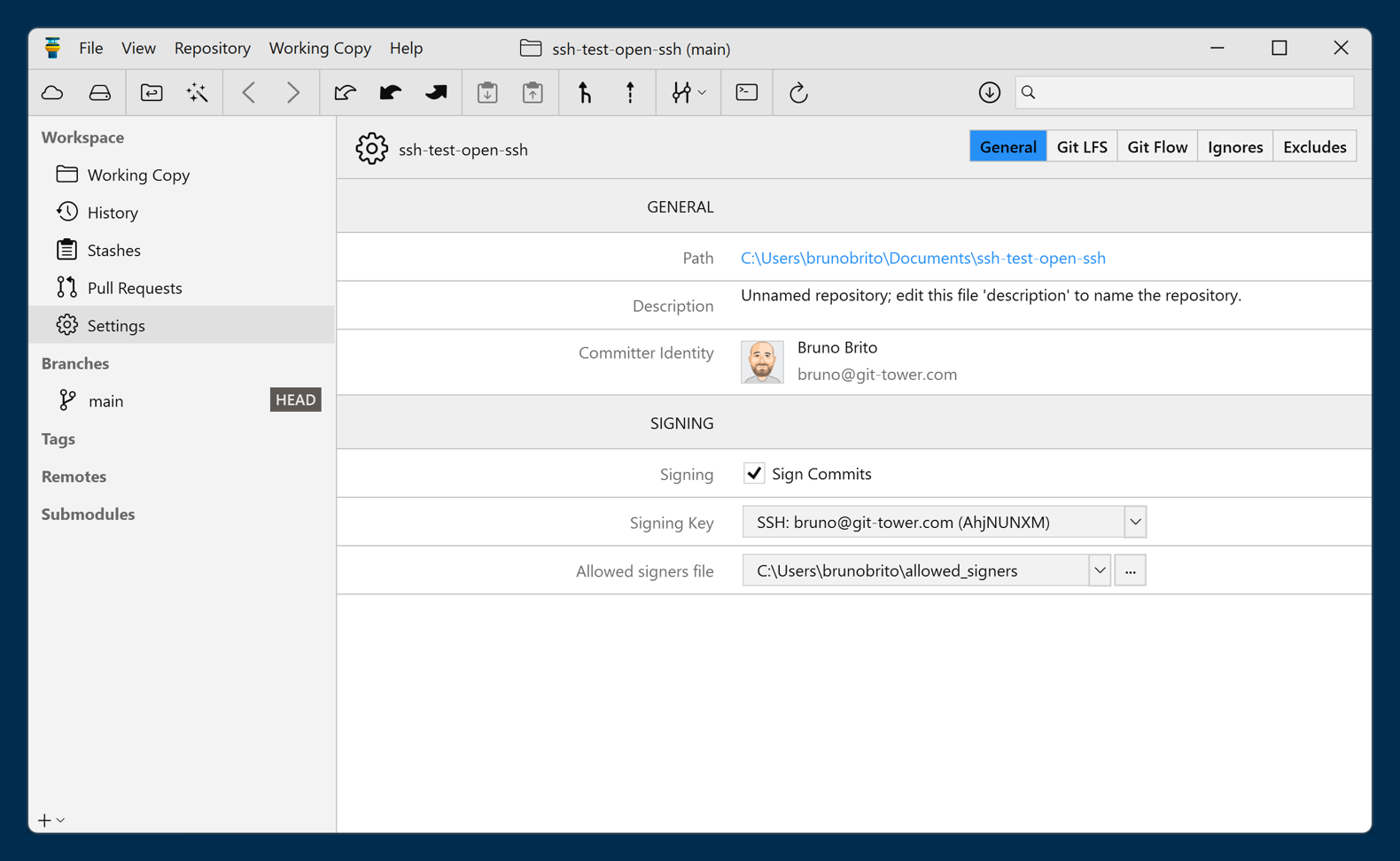 Tower 5.2 for Windows — SSH Signing | Tower Blog