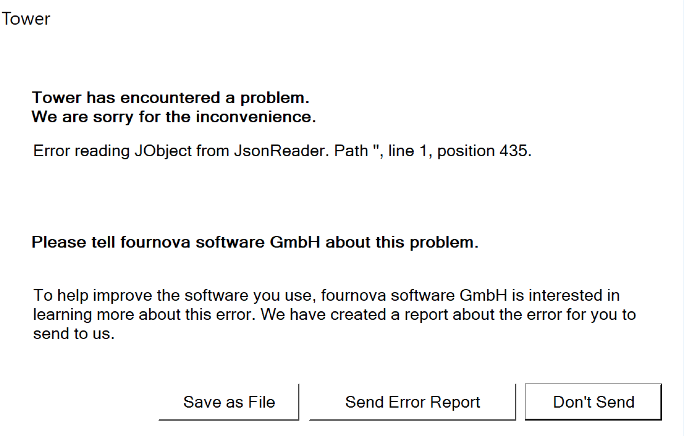Reporting crashes & hangs | Tower Help (Windows)
