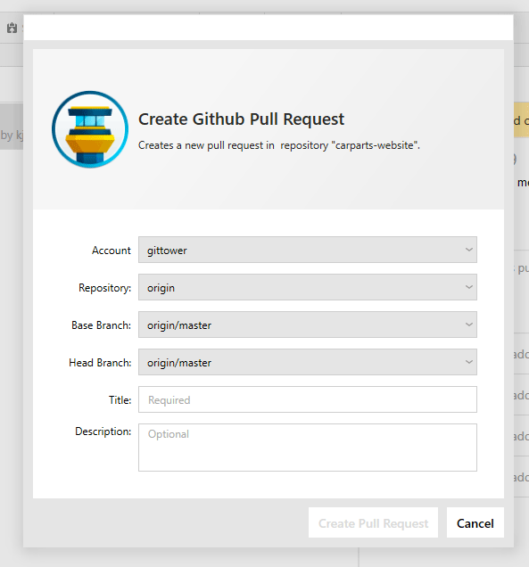 Creating a Pull Request | Tower Help