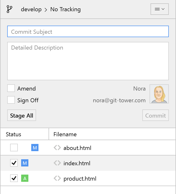 Committing Changes | Tower Help