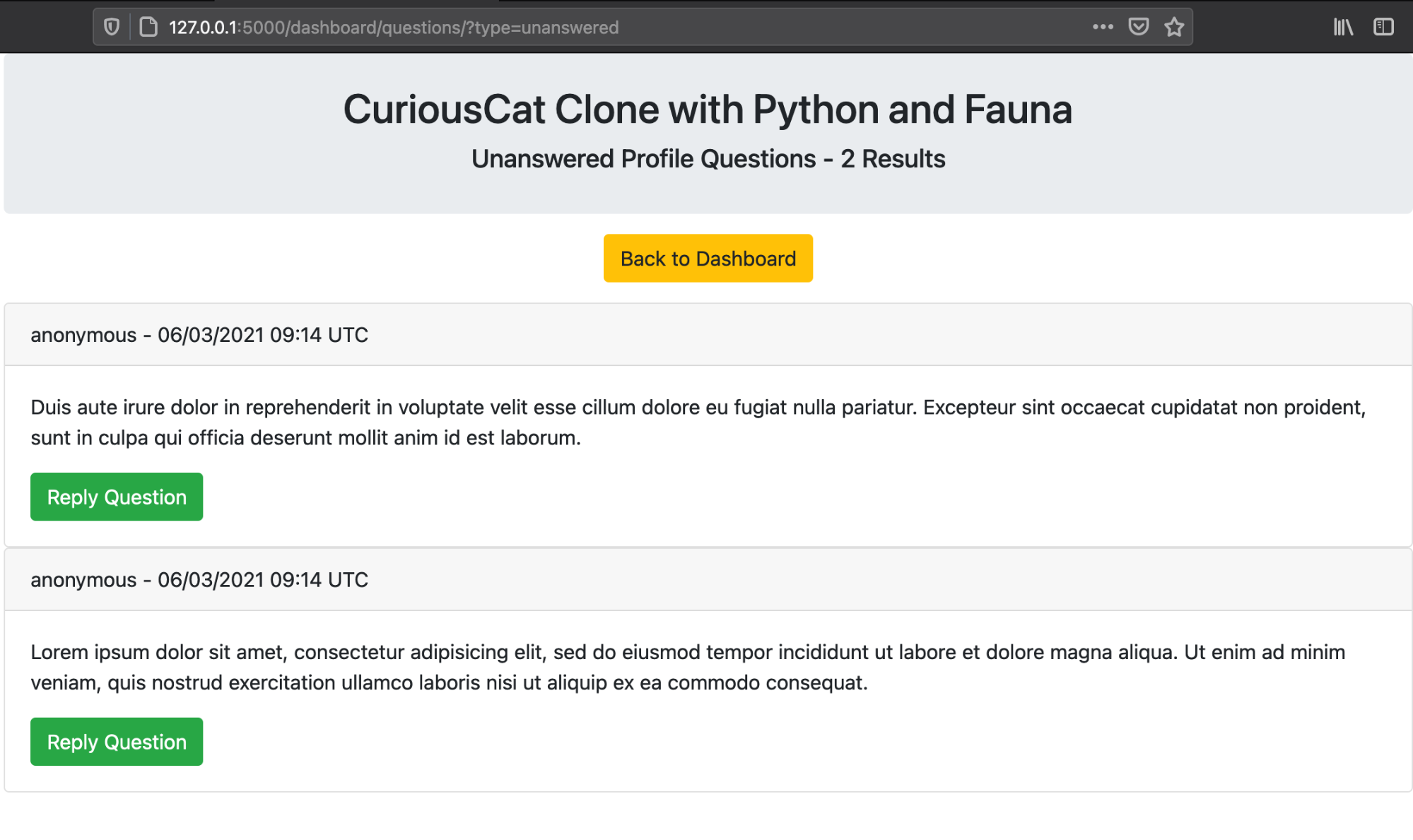Integrating Fauna into Our Flask Application | Learn Version Control with Git