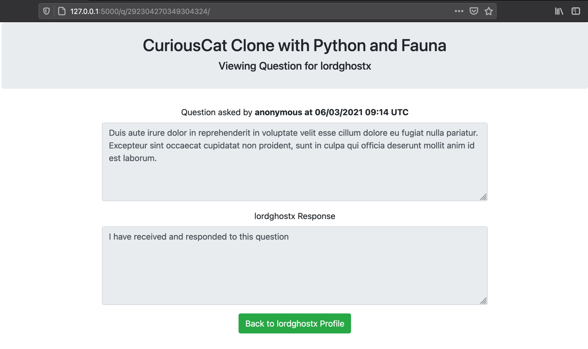 Integrating Fauna into Our Flask Application | Learn Version Control with Git