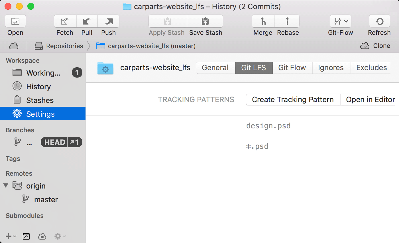 Handling Large Files with LFS | Learn Git Ebook (GUI Edition)