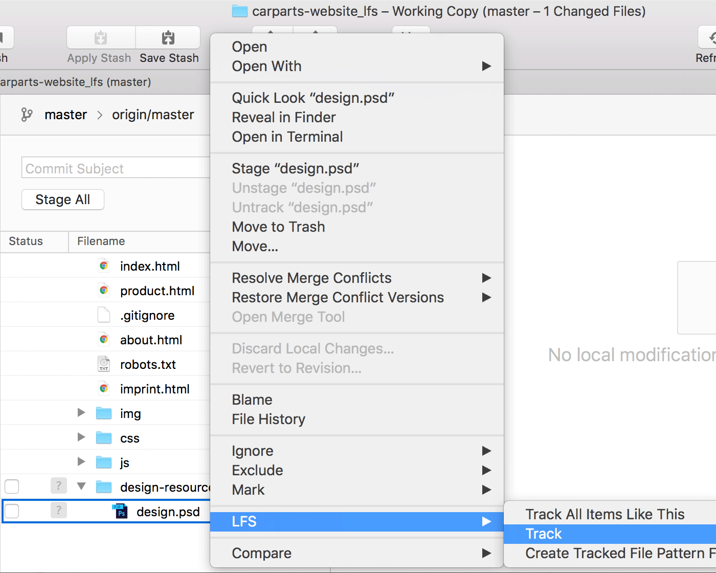 Handling Large Files with LFS | Learn Git Ebook (GUI Edition)