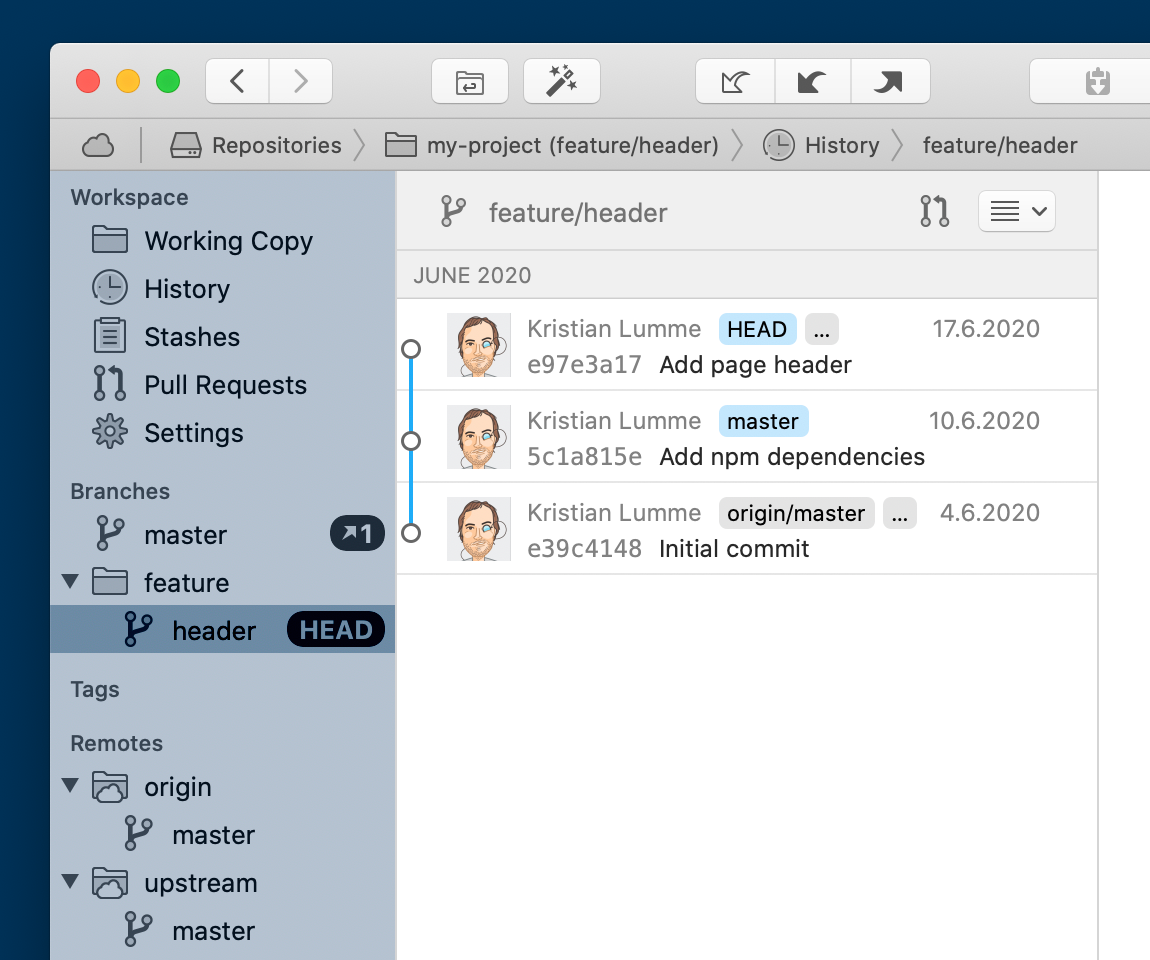 Pull Requests | Learn Git Ebook (GUI Edition)