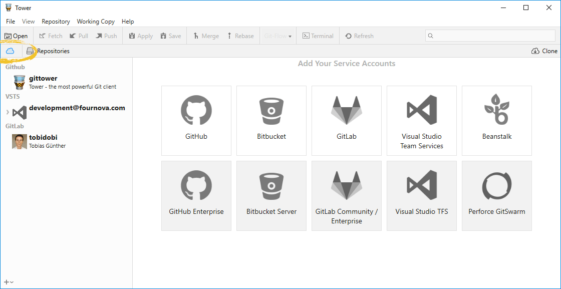 Starting with an Existing Project | Learn Git Ebook (GUI Edition)