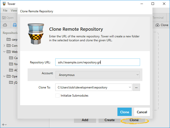 Starting with an Existing Project | Learn Git Ebook (GUI Edition)