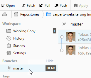 Working with Branches | Learn Git Ebook (GUI Edition)
