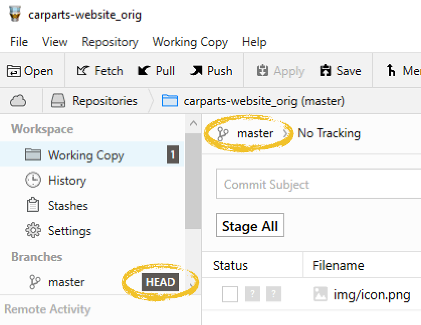 Working with Branches | Learn Git Ebook (GUI Edition)